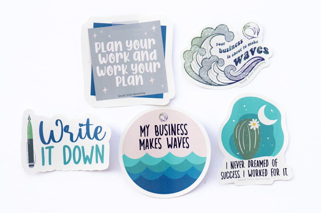 Motivational Sticker Set • Social Siren Marketing